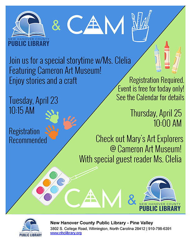 Mary's Art Explorers: Hey, Water! - Cameron Art Museum